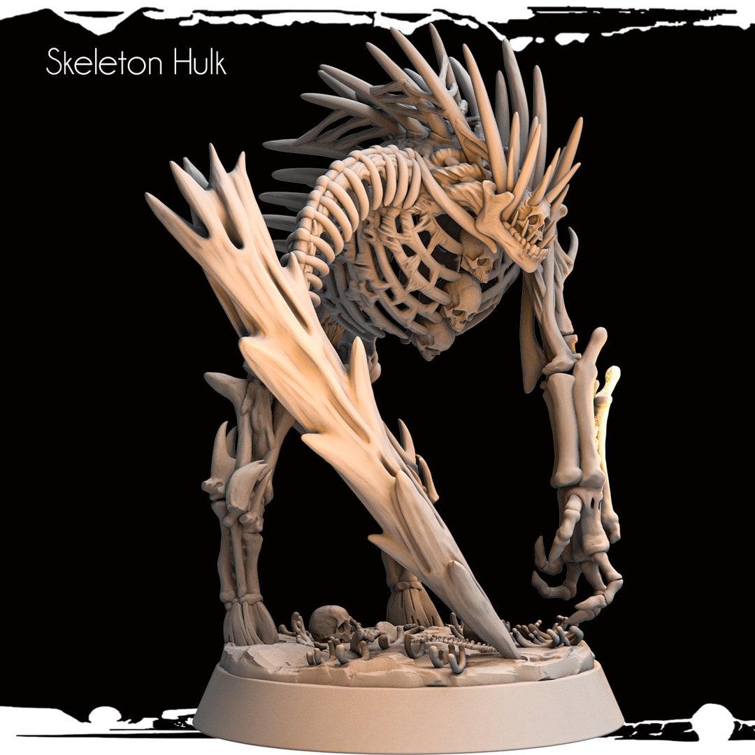 Skeleton Hulk (32mm) - Army of Darkness: Skeletons - Etsy