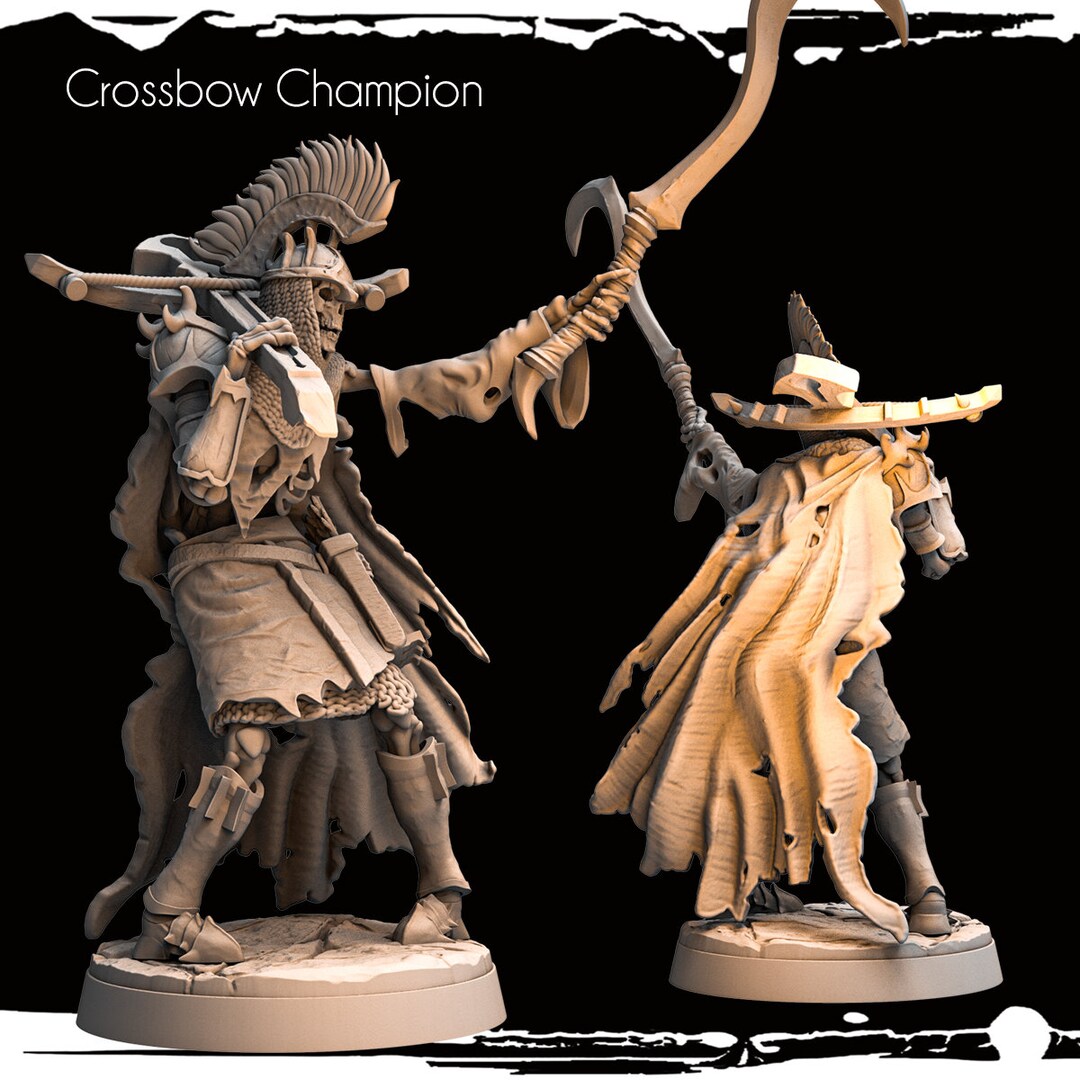 Skeleton Crossbow Commander 32mm Scale Army of Darkness: Skeletons ...