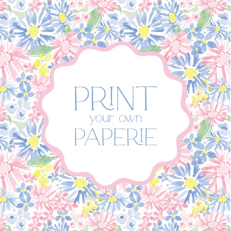 Watercolor Pastel Floral Daily Planner Printable, Printable Daily ...
