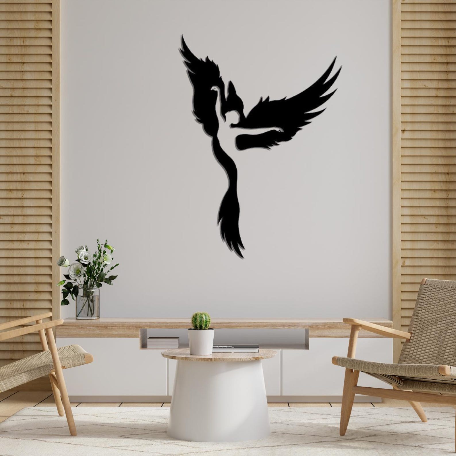 Dancing Ballerina Wall Art, Ballet Gifts, Female Calligraphy, Angel ...