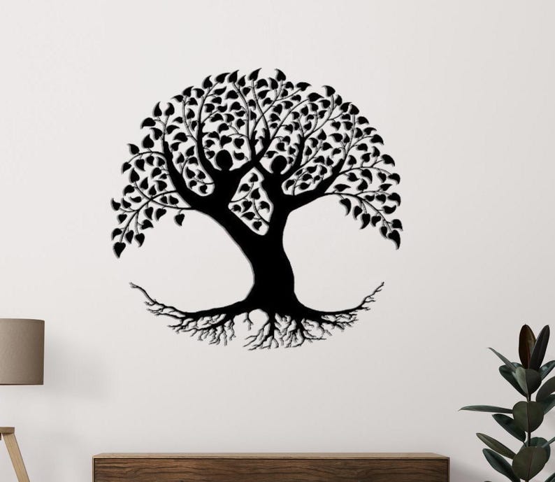 Metal Tree of Life Wall Art: 3D Shadow Decor - Etsy