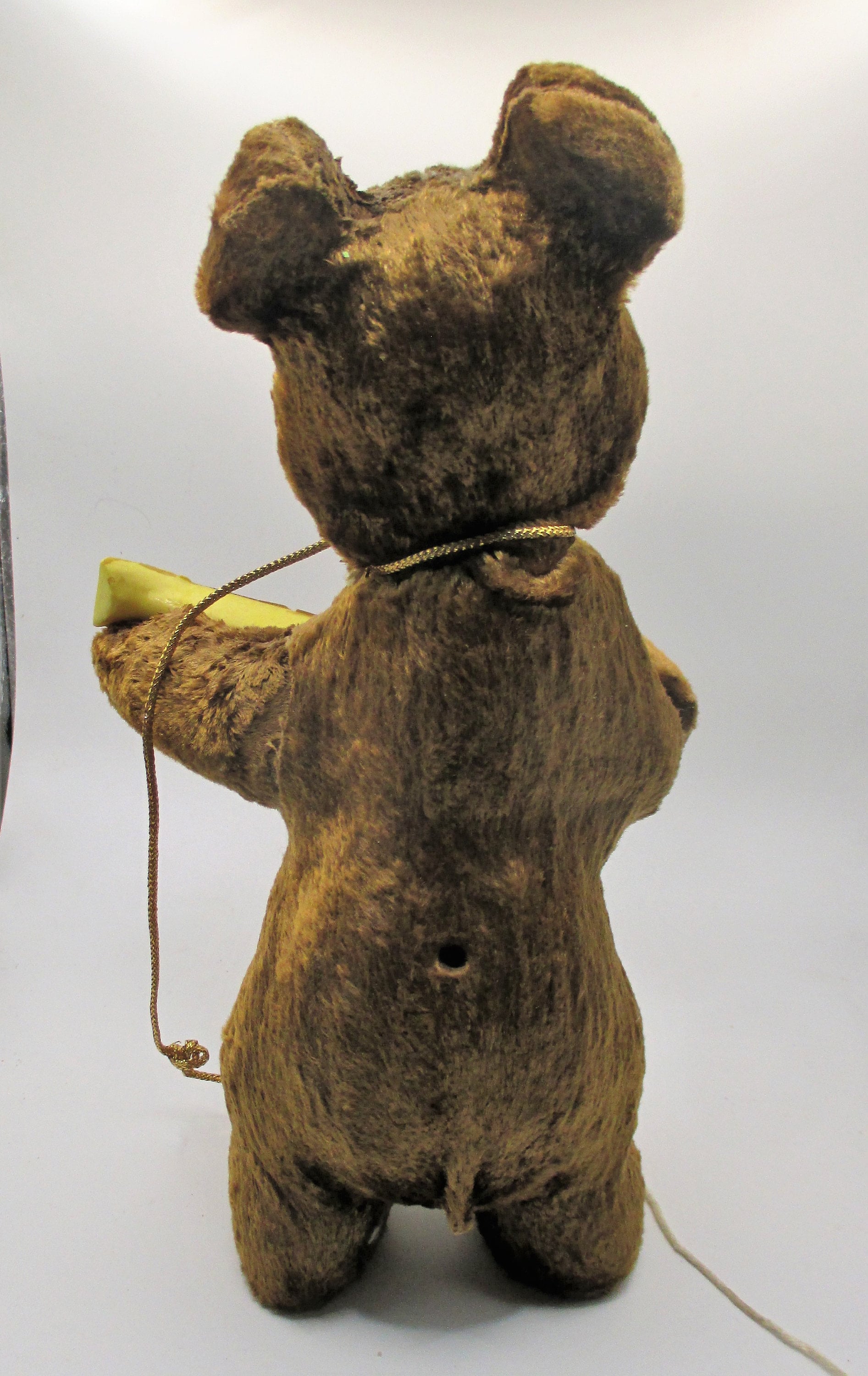 Vintage Mechanical Plush Wind-up Bear With Instrument Guitar - Etsy