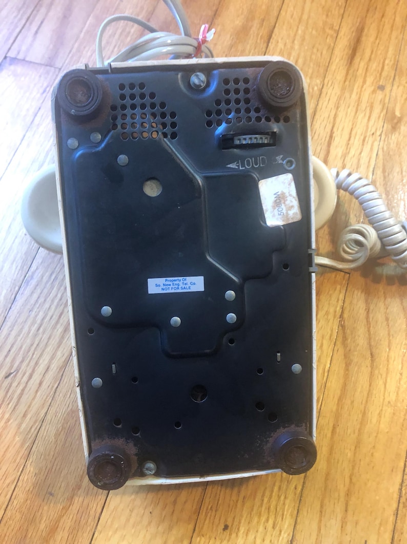 Vintage Rotary Dial Beige Bell Telephone - Etsy