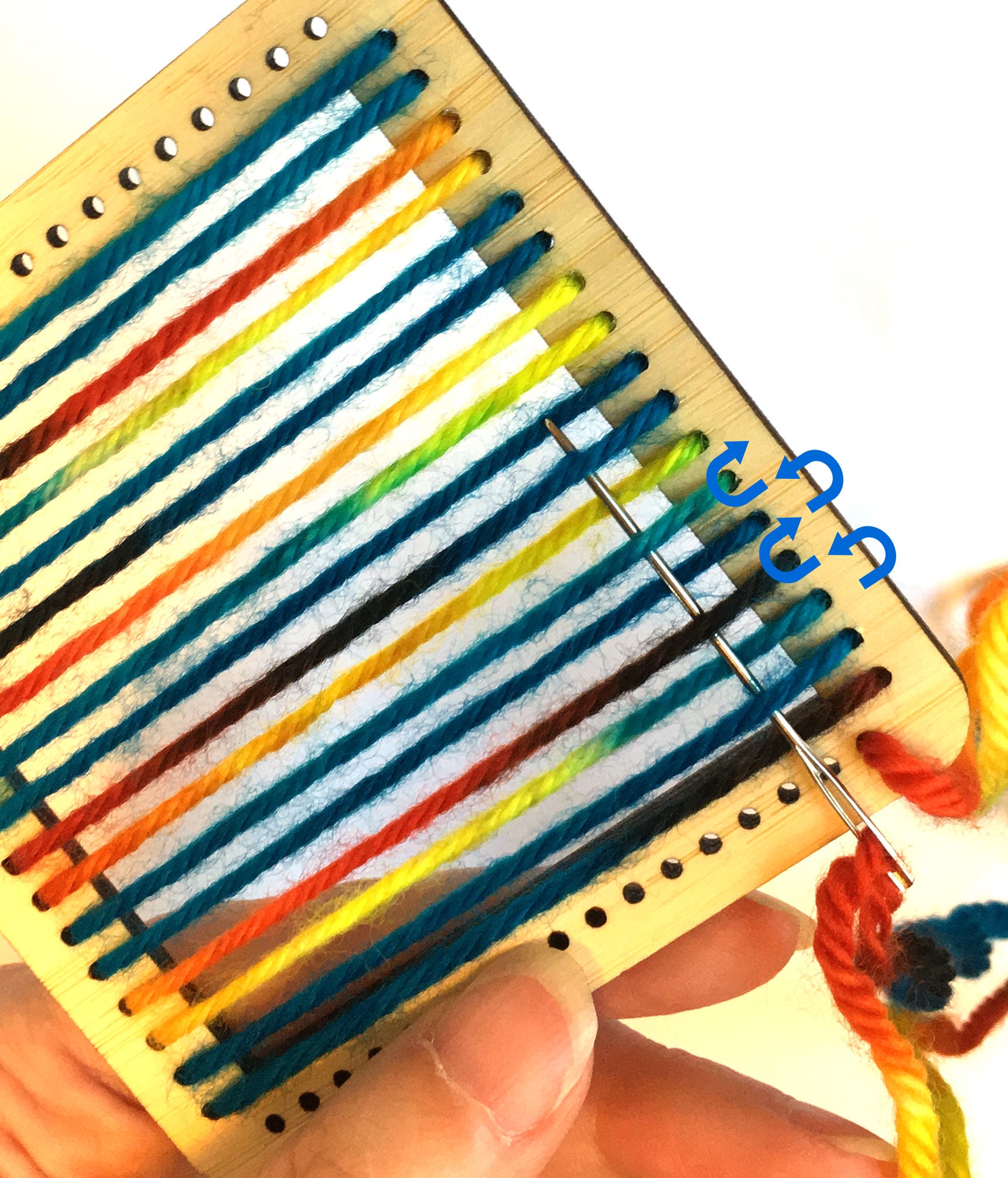 Mini Weaving Kit Weave a Coaster Set Mini Coaster Loom - Etsy