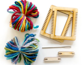 Miniature Loom Kit Mini Weaving Loom Craft Kit DIY - Etsy
