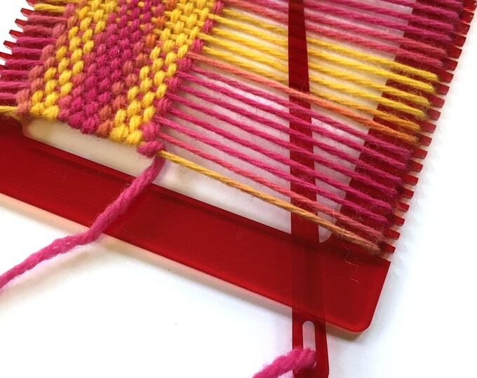 Weaving Loom Kit, Beginner Weaving Set, Small Frame Loom, DIY Weaving ...