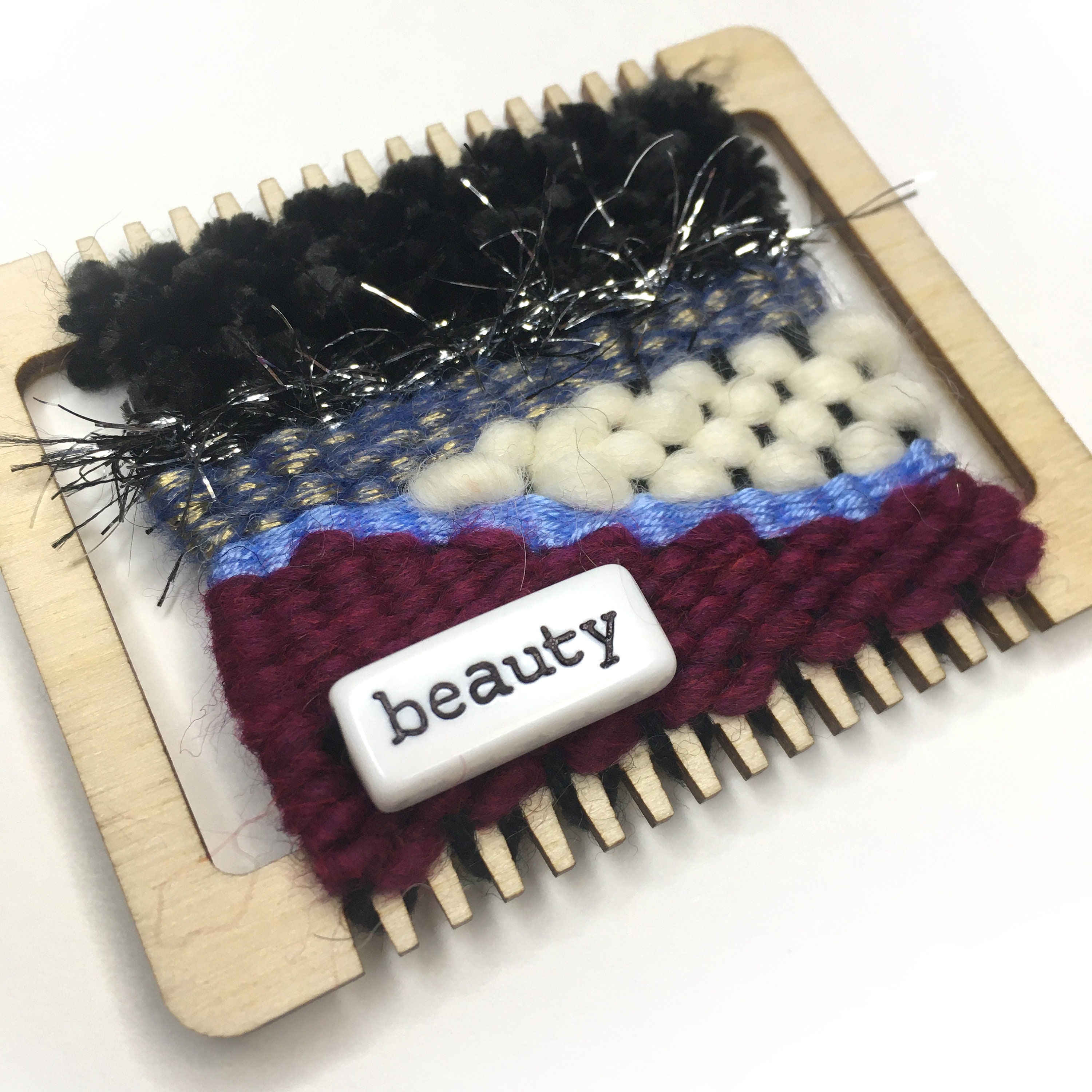 Mini Tapestry Loom Kit Small Weaving Loom Kit Beginner | Etsy