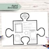 All About Me Jigsaw Puzzle Piece to Print, Transition Activity, Instant ...