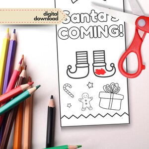 Festive Printable Bookmarks - Fun Holiday Activity, Instant Download ...