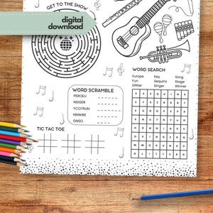 Eurovision Activity Placemat, Eurovision Colouring Page, Eurovision ...