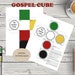 Wordless Gospel Cube Printable Evangelism Tool INSTANT DOWNLOAD ...