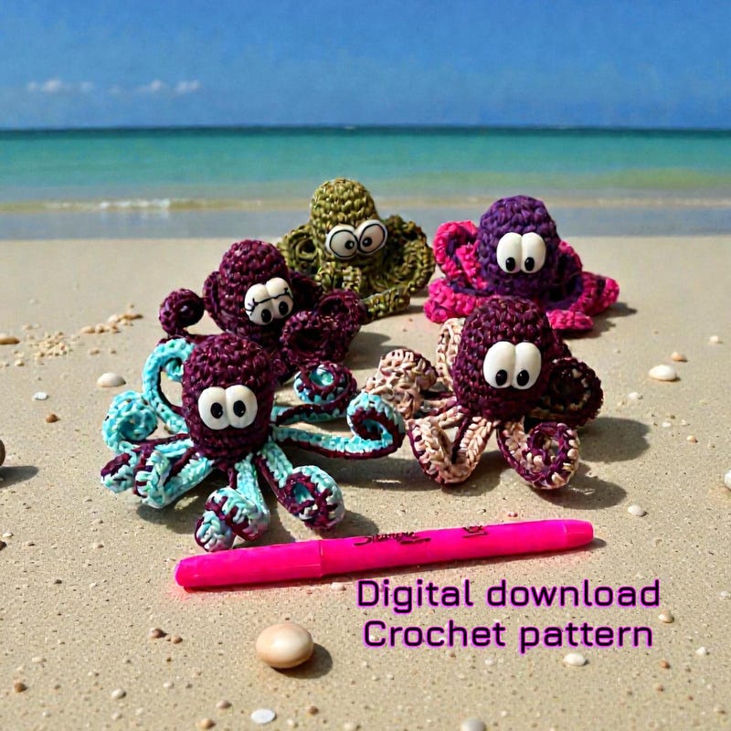 Crochet Octopus Puppet - Etsy