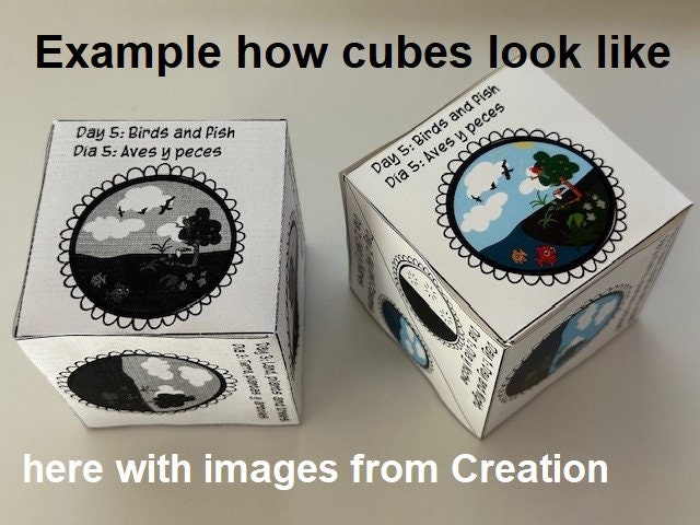 Armor of God Bible Coloring Story Cube INSTANT DOWNLOAD Kids Bible ...