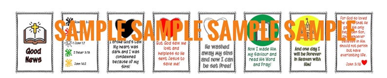 Gospel Mini Book Printable Evangelism Tool INSTANT DOWNLOAD Printable ...