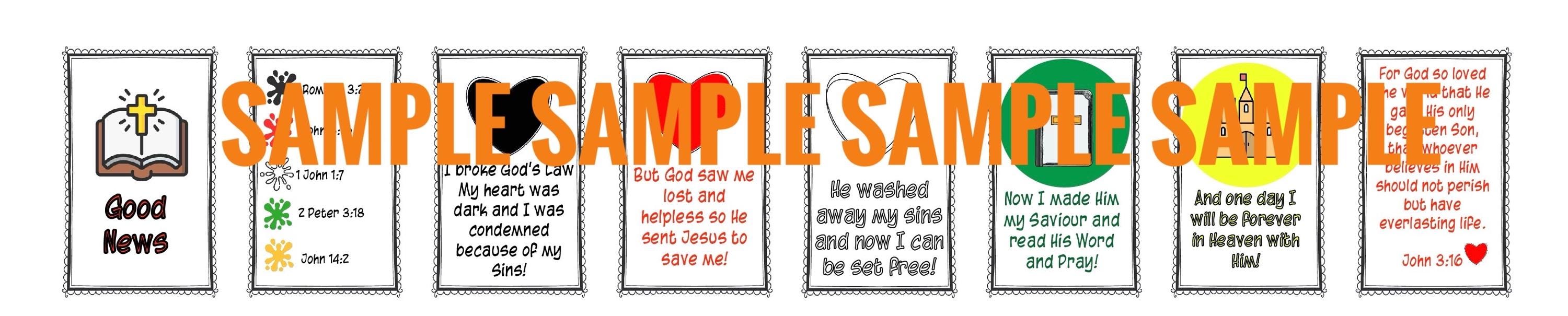 Gospel Mini Book Printable Evangelism Tool INSTANT DOWNLOAD Printable ...