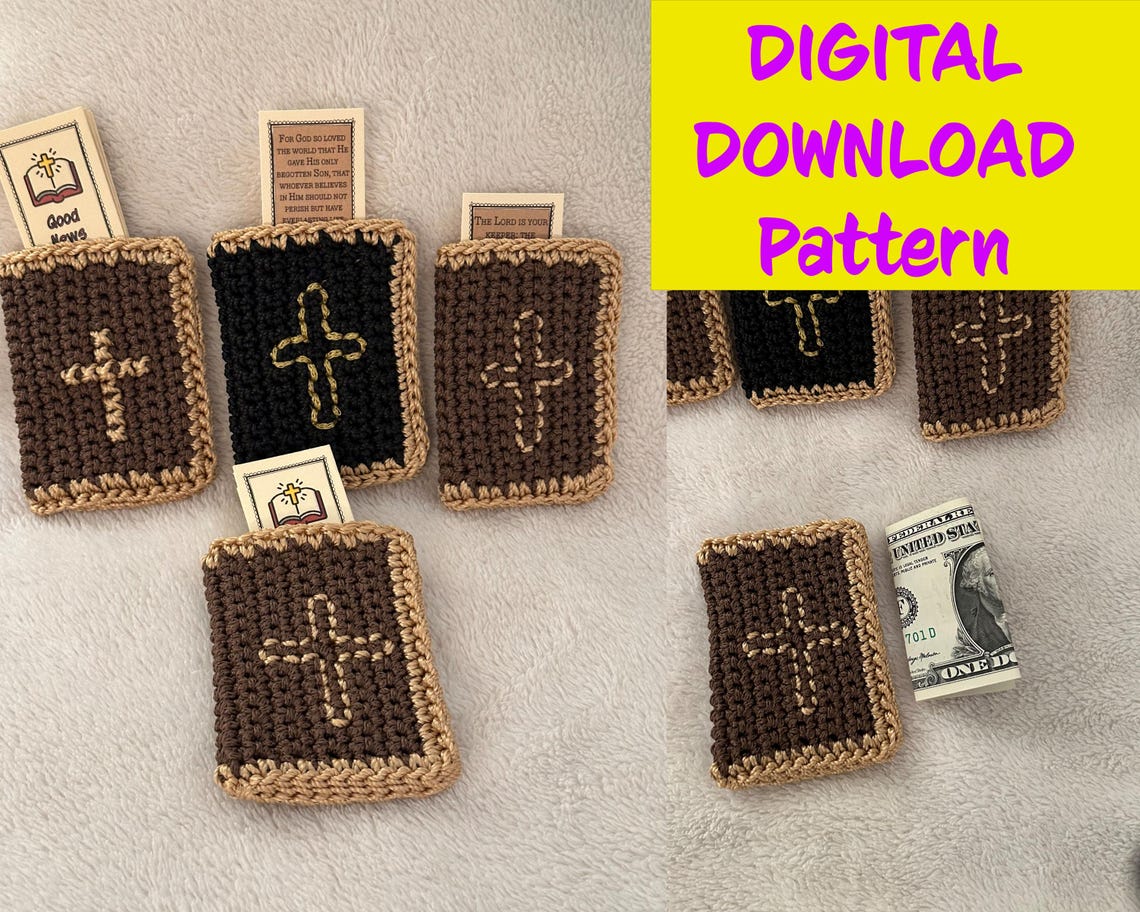 Small Bible Small Book Crochet Pattern Digital Download Crochet Book ...