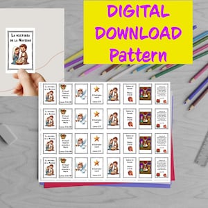 Historia De La Navidad Mini Booklet Printable Nativity Story in Spanish ...