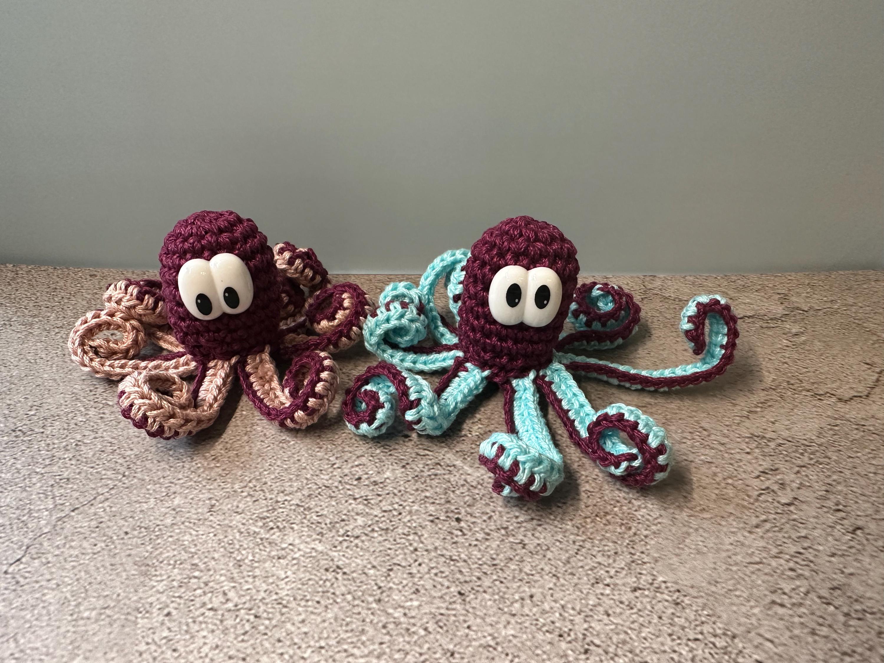 Crochet Octopus Finger Puppet | Crochet Cute Finger Puppet Pattern ...