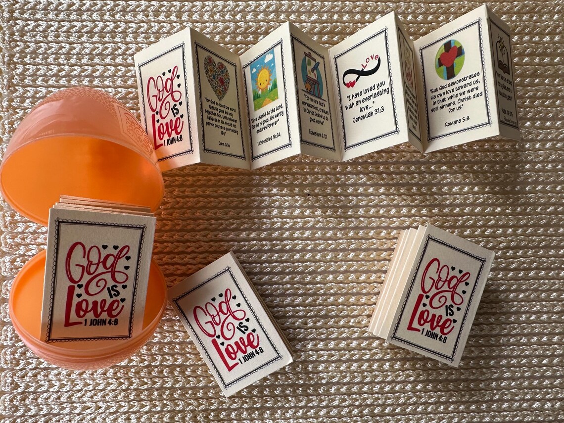 God is Love Mini Book Printable Evangelism Tool INSTANT DOWNLOAD ...