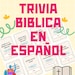 Trivia Biblica En Español Game Printable Sunday School INSTANT DOWNLOAD ...
