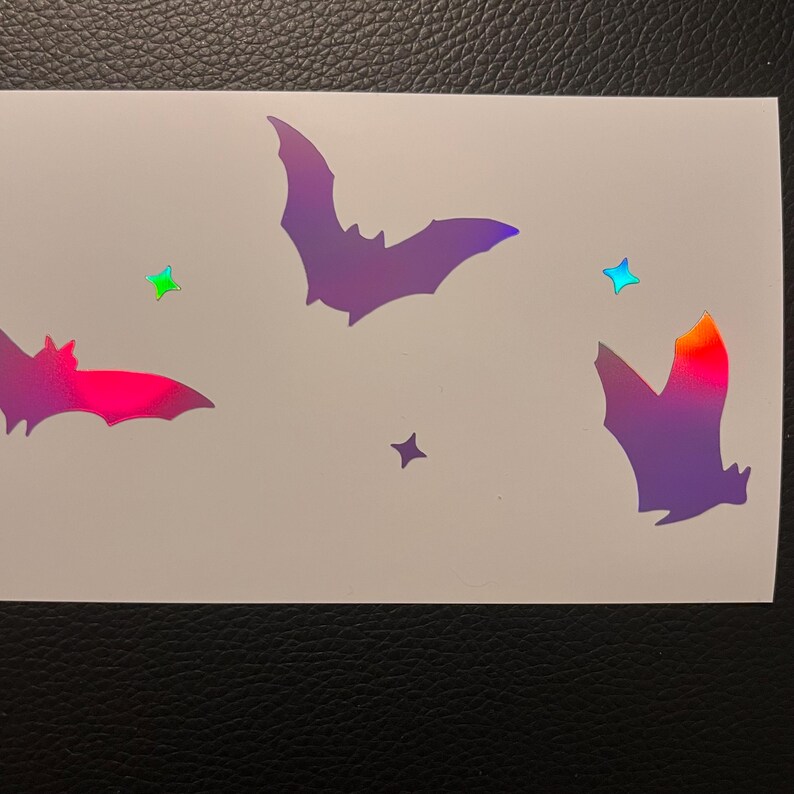 Holographic Bat Sticker Decal for Car Window, Laptops, and Phones. - Etsy