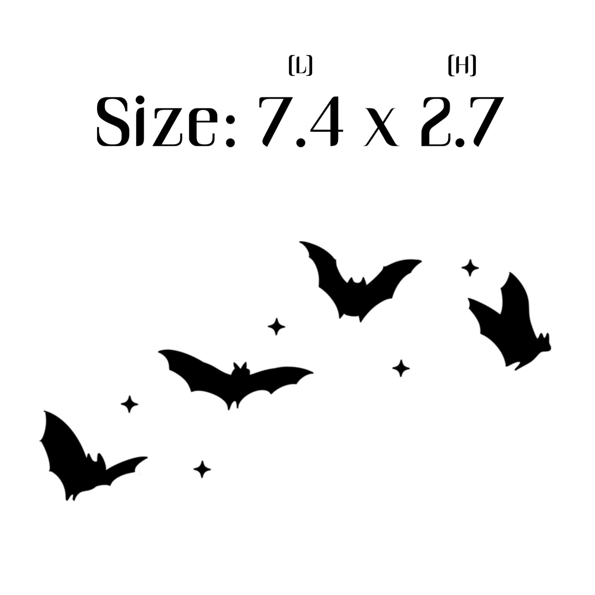 Holographic Bat Sticker Decal for Car Window, Laptops, and Phones. - Etsy