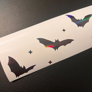 Holographic Bat Sticker Decal for Car Window, Laptops, and Phones. - Etsy