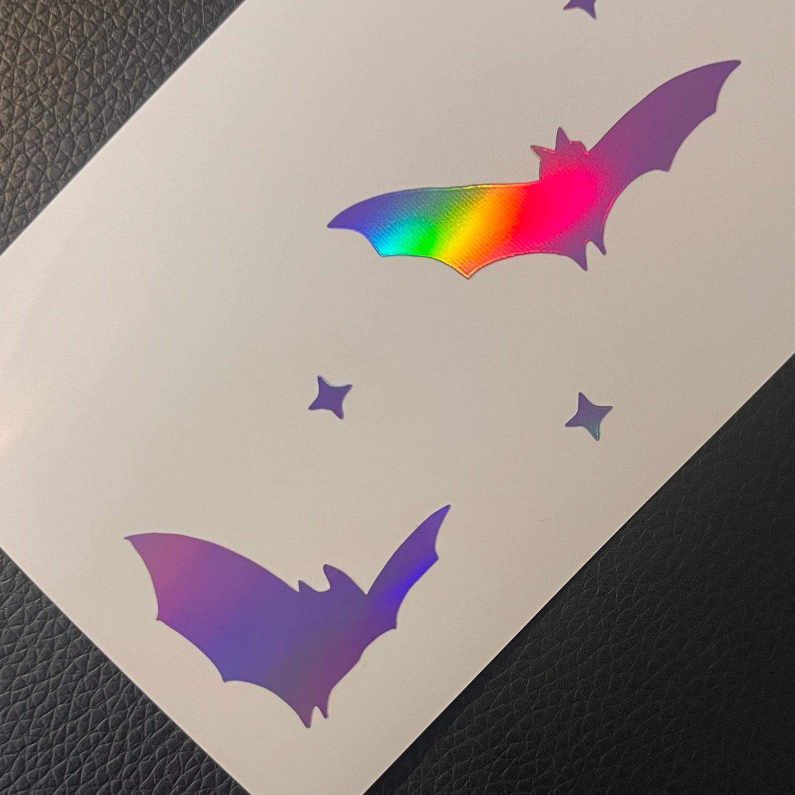 Holographic Bat Sticker Decal for Car Window, Laptops, and Phones. - Etsy