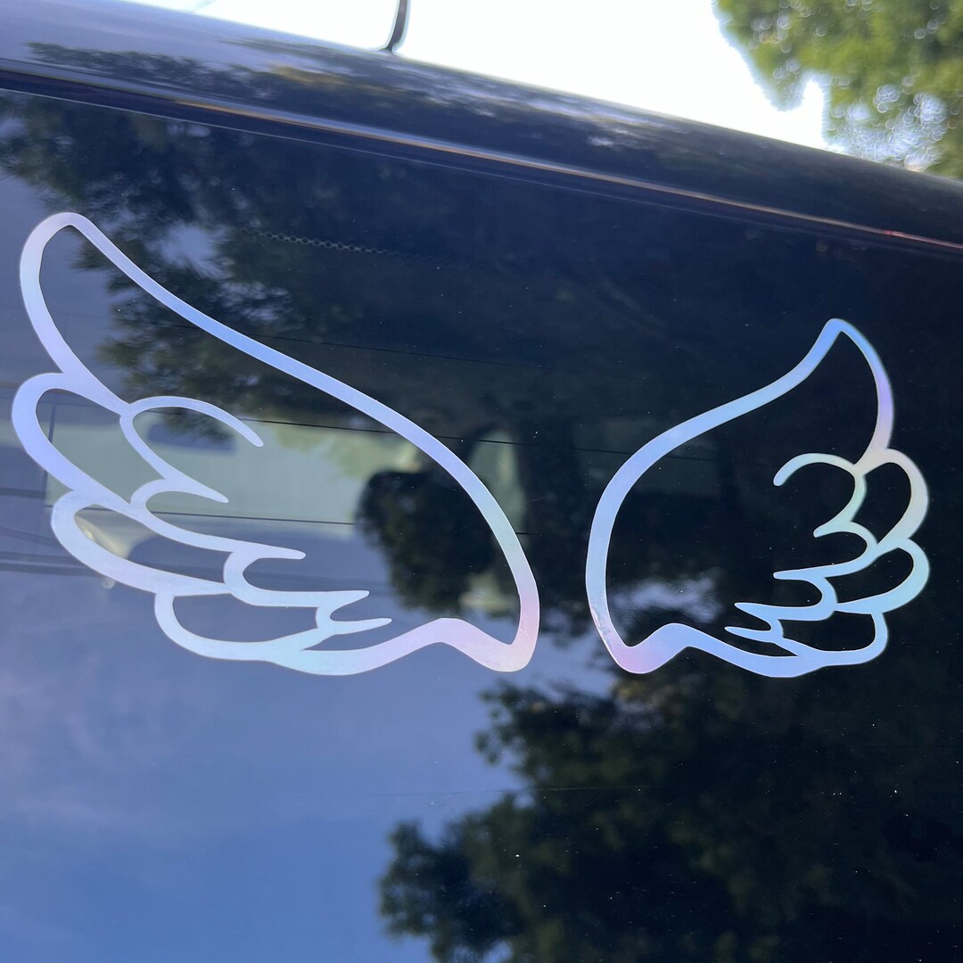 Angel Wings Decal/ Wing Decal/ Car Decal/ Laptop Decal/ Bumper Sticker ...