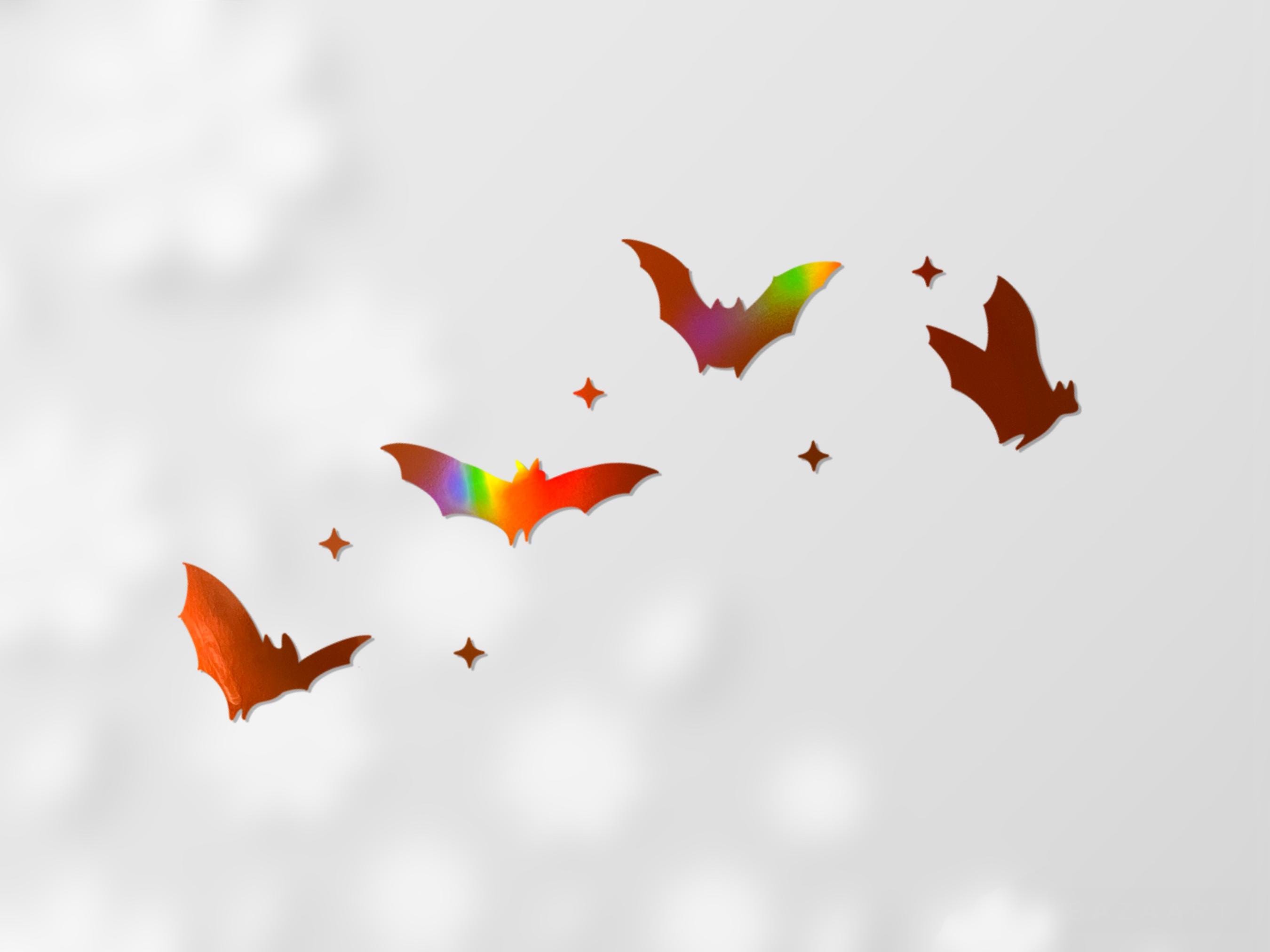 Holographic Bat Sticker Decal for Car Window, Laptops, and Phones. - Etsy