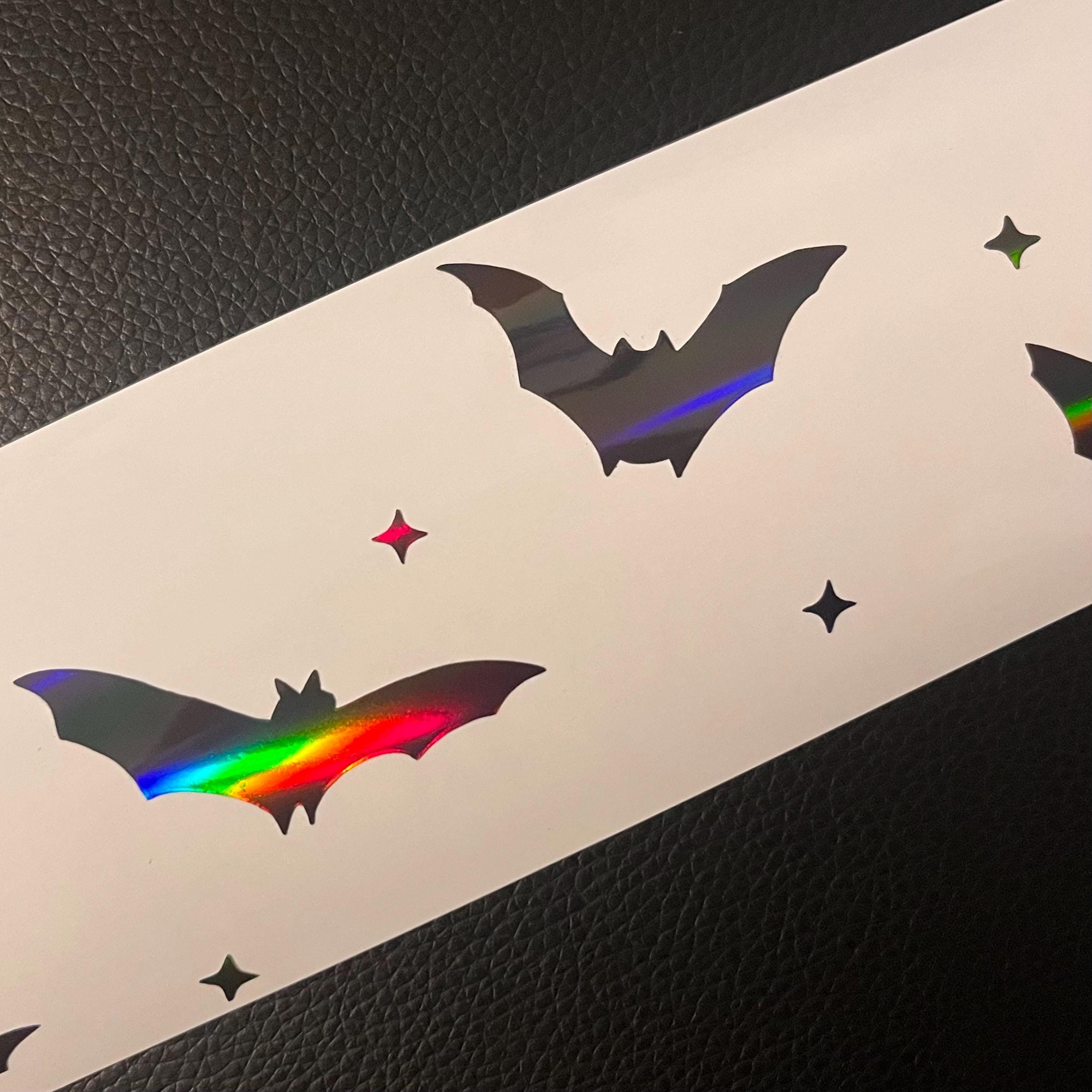 Holographic Bat Sticker Decal for Car Window, Laptops, and Phones. - Etsy