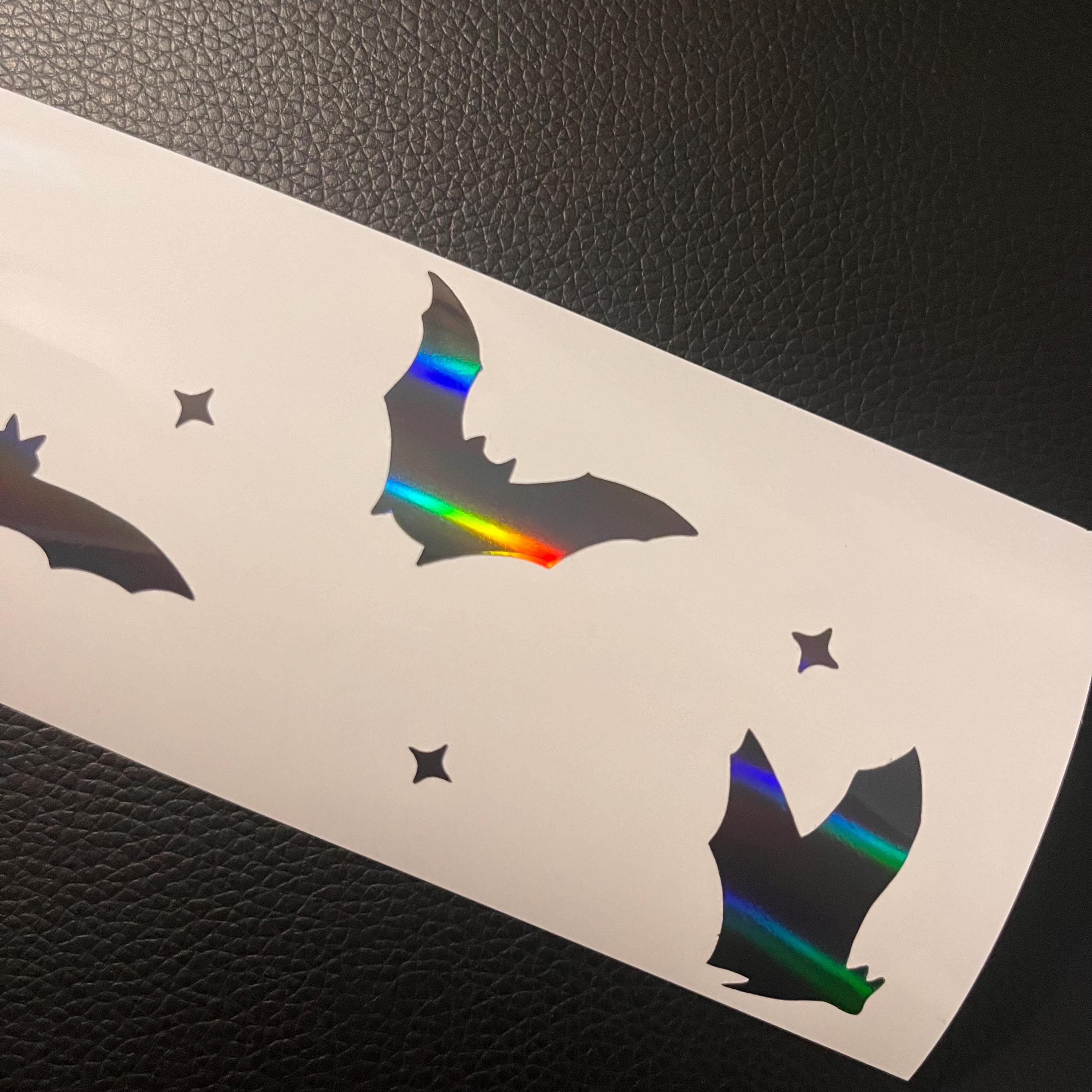 Holographic Bat Sticker Decal for Car Window, Laptops, and Phones. - Etsy