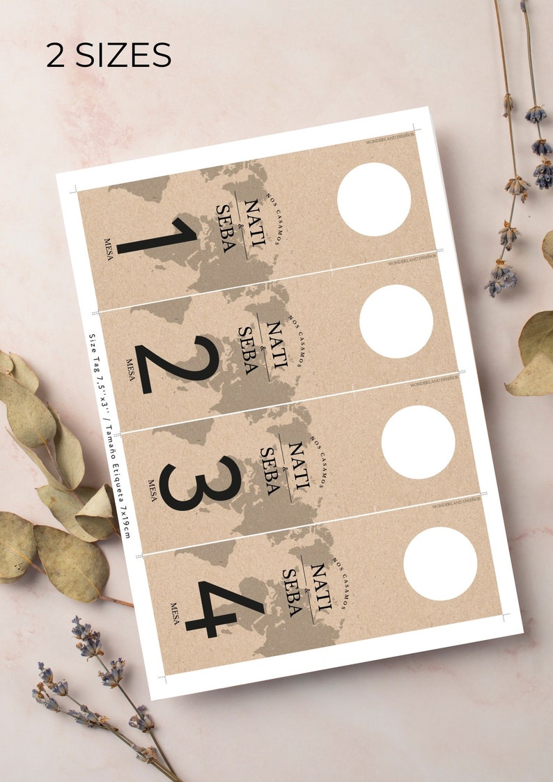 Wine Label Template, Wedding Table Number, Bottle Tag, Editable Canva ...