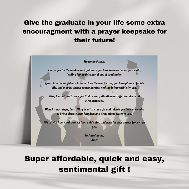 Graduate Gift, Christian Graduation Gift, College Grad Gift, High ...