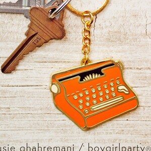Cottagecore Aesthetic Keychain — TYPEWRITER Keychain for Women — Best ...