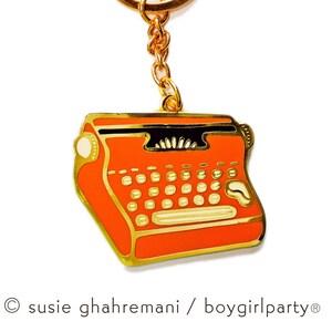 Cottagecore Aesthetic Keychain — TYPEWRITER Keychain for Women — Best ...
