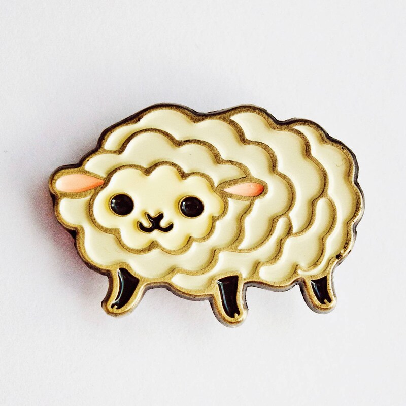 Sheep Pin - Etsy