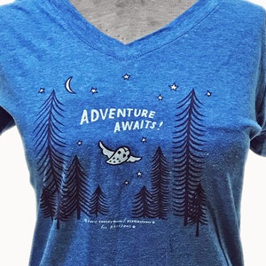 Adventure Awaits Shirt for Women -- Outdoor Adventure Tshirt -- Cute ...