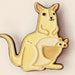 Animal Jewelry Lapel Pin Cute KANGAROO PIN by Boygirlparty Animal Pin ...
