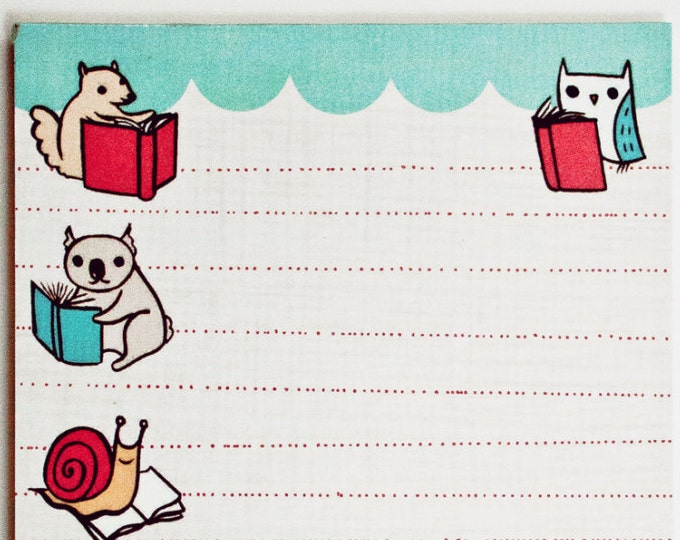 Gift Ideas for Book Lovers NOTEPAD Bookish Items Book Lover Gift Book ...