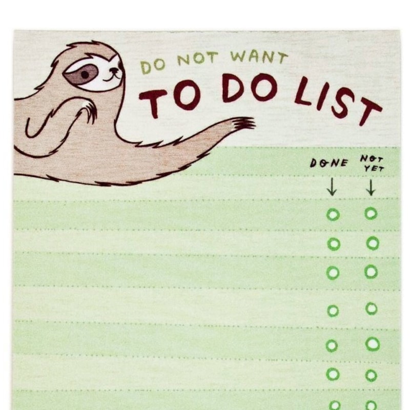 Funny to Do List - Etsy