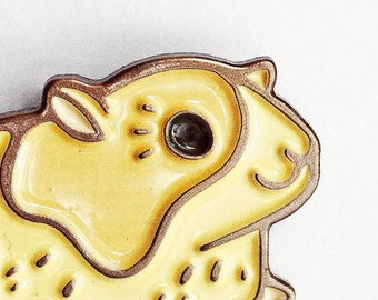 Origami Hamster Hard Enamel Trading Pin Cute Pet Hamster - Etsy