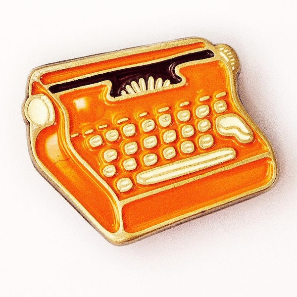 Writer Enamel Pin - Etsy