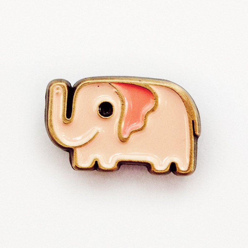 Elephant Lapel Pin - Etsy