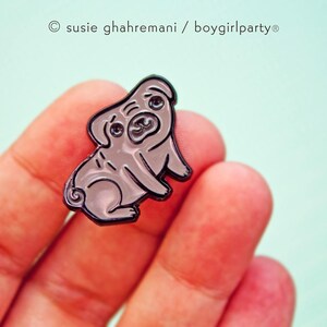 Best Friend Gift -- Enamel PIN SET -- Pug Pins -- Lapel Pin Set Pug ...