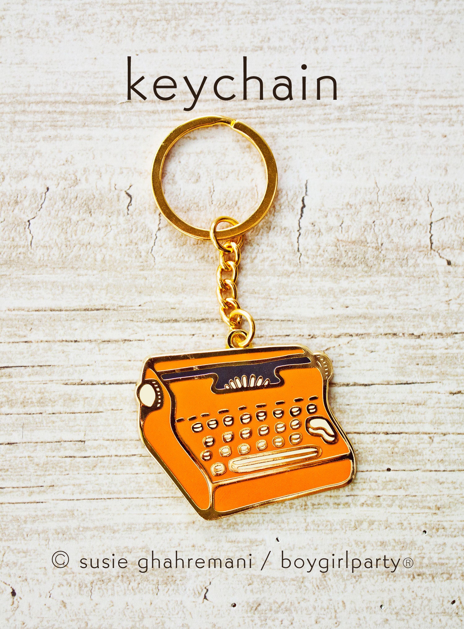Cottagecore Aesthetic Keychain TYPEWRITER Keychain for Women | Etsy