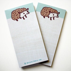 Small Notepad – cute Hedgehog Stationery – Elementary Graduation Gift ...