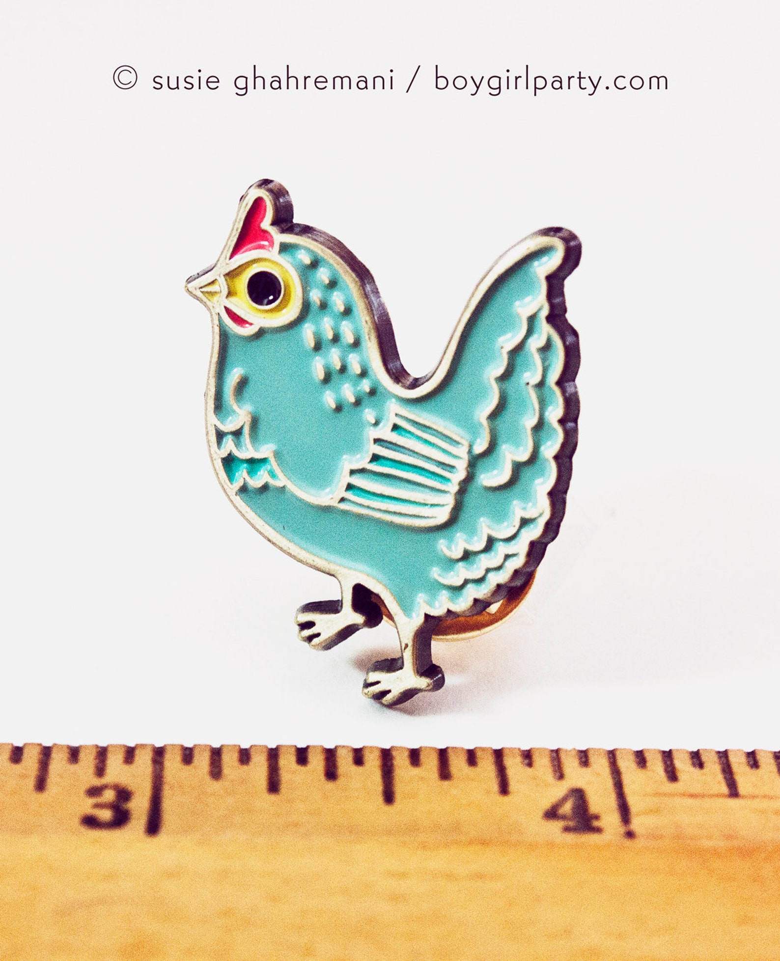 CHICKEN Enamel Pin Chicken Pin Backyard Chickens Brooch - Etsy