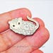 Opossum POSSUM PIN — Enamel Pin — Cute Opossum Jewelry, Baby Possum ...