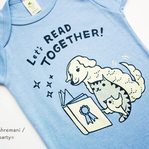 Book Baby Clothes — Book Lover Gift for Baby Shower — Reading Animals ...